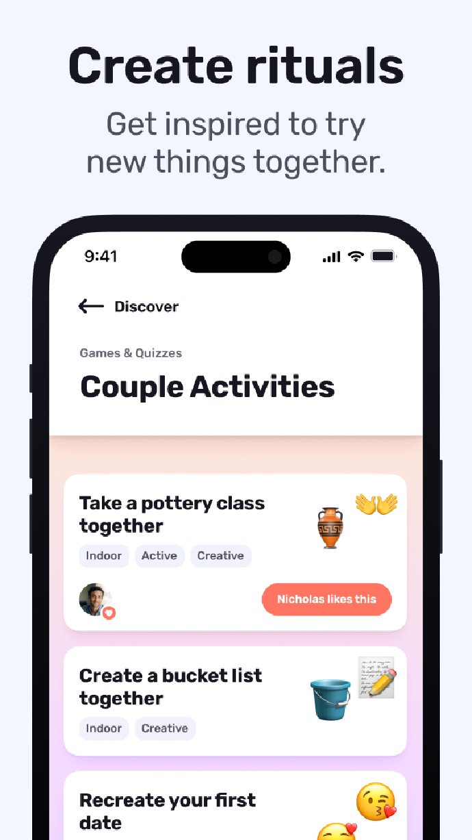 Your Daily Couple Care Routine app for iOS and Android! ️